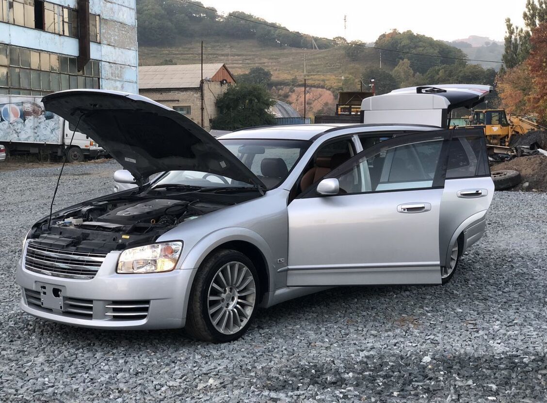 2007 Nissan Stagea II CBA-PM35 3.5 Axis S (272 Hp) specs, technical ...